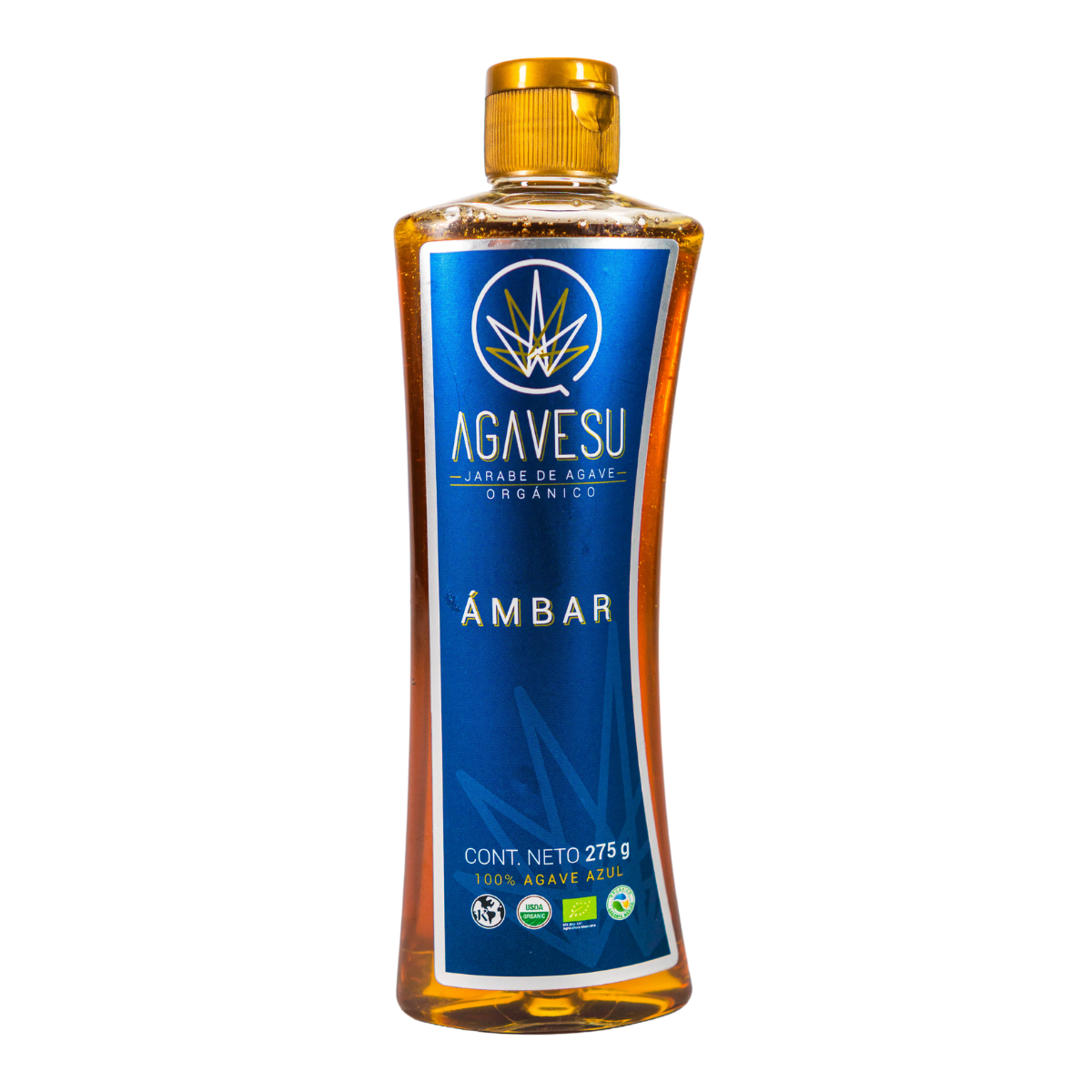 Jarabe de Agave Orgánico Azul Ámbar – 275g | AgaveSu